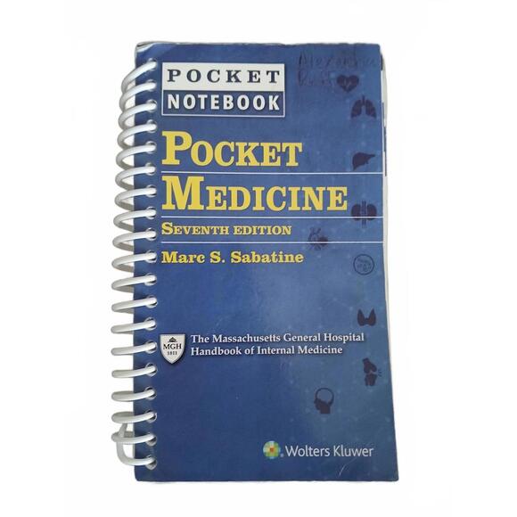 Other | Pocket Medicine 7th Edition Marc S Sabatinegood Used Condition ...